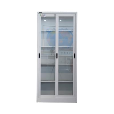 China Space-Saving Glass Sliding Door Steel Cabinet - Professional Metal Filing Cupboard with Cyber Lock FC-G6 for sale