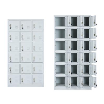 China Professional 18-Door Steel Locker Cabinet - Ultra High-Density Personal Storage Solution for Schools & Gyms (3L-B6) for sale