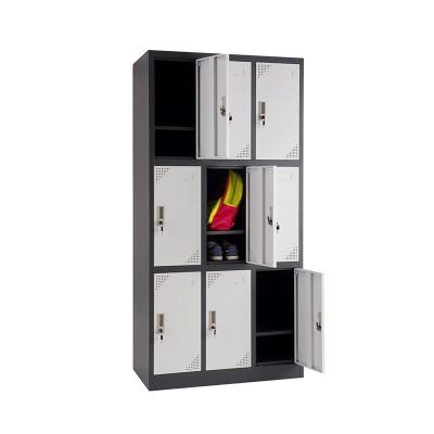 China 9 o pó impermeável da cor dos cacifos RAL do metal das portas revestiu 0.6mm à venda