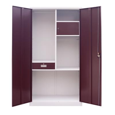 Cina Facile installi i gabinetti del guardaroba del metallo per colore 0.5-1.2mm dell'hotel RAL in vendita