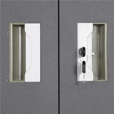 Cina I gabinetti del guardaroba del metallo della mobilia della camera da letto per lo spruzzo elettrostatico dei vestiti hanno ricoperto in vendita