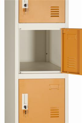 China Modern van de de Kastopslag van de Staalgarderobe Modulair de Kastkabinet met 15 Deuren Te koop