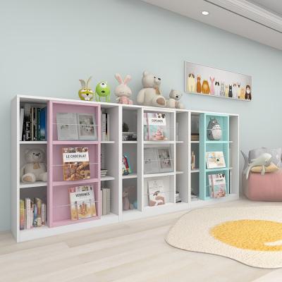 China Opslag van de Boekenkasttoy book shelves display shelf van het jonge geitjes de Industriële Staal Te koop