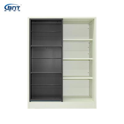 China 4 van de Bibliotheekboekenrekken van het rijenmetaal van de de Boekenorganisatie het Binnenrek van de de Opslagvertoning Te koop