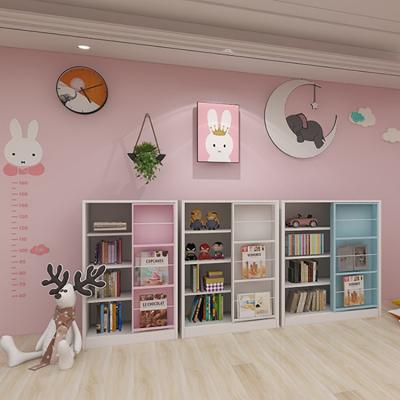 China 4 van de Bibliotheekboekenrekken van het rijenmetaal van de de Boekenorganisatie het Binnenrek van de de Opslagvertoning Te koop