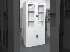 Glass Door Metal Filing Cabinet & Instrument Cabinet | Professional Steel Office Storage HC-H2
