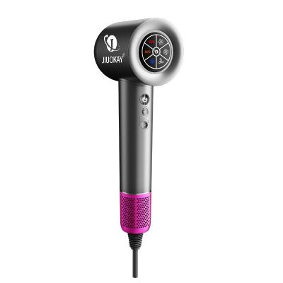 China 1600W High-Speed Brushless Hair Dryer Negative Ionic LCD Screen Fast Drying Frizz-Free for sale