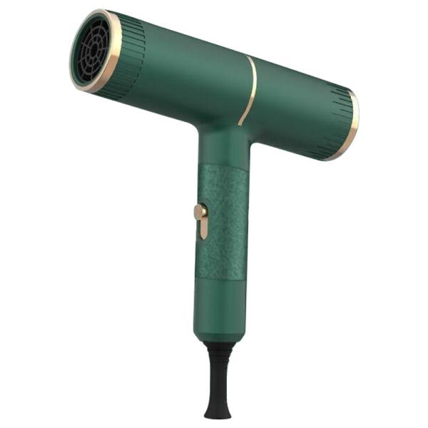 Quality Fashion Hair Dryer green Ionic Travel Blow Dryer Low Noise High Speed for sale