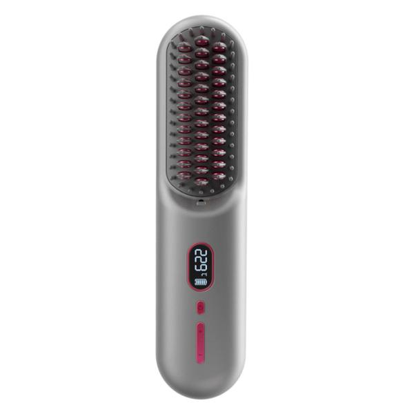 Quality Wireless Hot Air Hair Dryer Brush With BLDC Motor And Negative Ions Type-C Customizable for sale