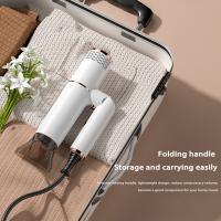 China Green Ionic Styling Tool Foldable Blow Dryer With Cool Shot Button for sale