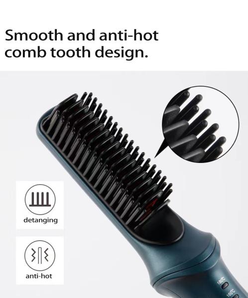 Quality Portable Electric Straightening Comb With 30W Power 30 Seconds Heat Up Time for sale