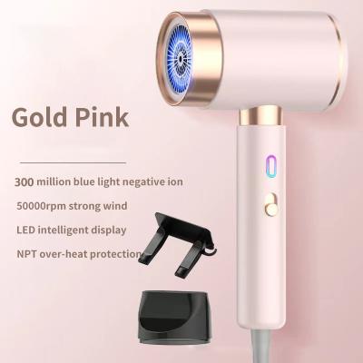China 2000W High Speed Blue Light Led Display Switch On The Side Fast Drying Hair Dryer for sale