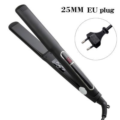 China 65W MCH 2 in 1 haarglijder LCD-scherm Flat Iron Multi Function Hair Curler met 3 maatpaneel Te koop