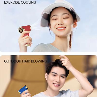 Cina Asciugatrice di capelli blu senza foglie senza fili con vento veloce portatile potente soffiatore USB ricaricabile in vendita