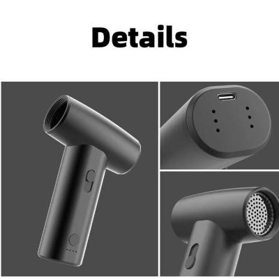 Cina Asciugatrice di capelli ricaricabile set 80W Mini asciugatrice di capelli senza foglie per la casa e all' esterno in vendita