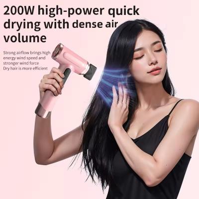 China High-Power Household Hair Dryer With Fast Drying And Negative Ion Foldable Wind Tube For Students And Dormitory Use for sale