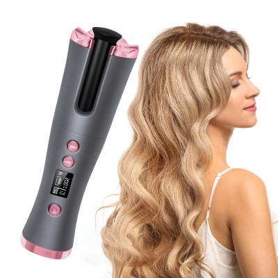 China 15W Cordless Automatic Hair Curler Portátil Tipo-C recarregável aquecimento rápido Design compacto à venda