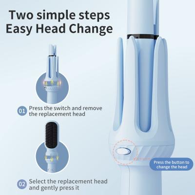 China 3 in 1 Hair Curling Iron & Straightening Comb 28mm 32mm Curling Roll with Buzzer Reminder Function for sale