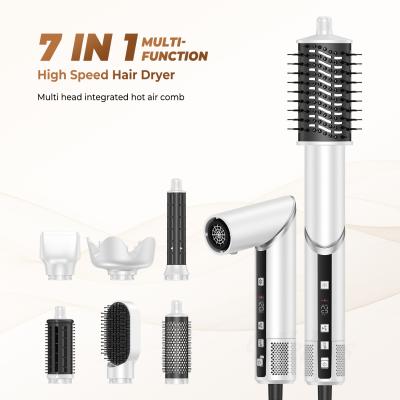 中国 迅速乾燥 8イン 1 プロフェッショナル ホットエア ヘアドライヤー ブラシ オートウラップカール 2M パワーコード 1500W マルチスタイラー 販売のため