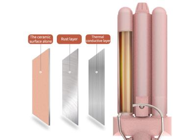 Chine Cordon de secteur triple de pivot de Mini Travel Curling Iron With 360 de baril à vendre