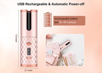 Chine Bigoudi de cheveux tournant automatique d'Usb, fer de bordage 110-240V tournant sans fil à vendre