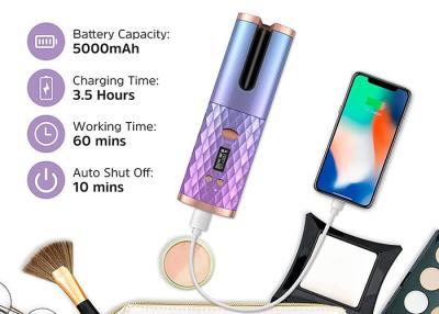 Chine Bigoudi de cheveux 35W tournant automatique portatif avec 6 Temps et chronométreurs à vendre
