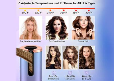 Chine Bigoudi de cheveux 35W tournant automatique portatif avec 6 Temps et chronométreurs à vendre