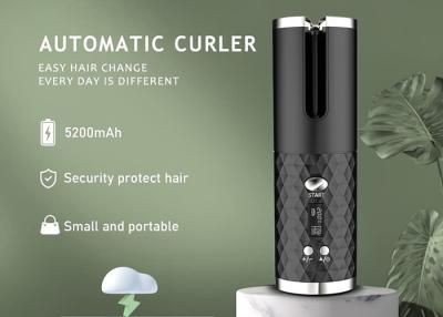 Chine Bigoudi de cheveux automatique rechargeable sans fil tournant automatique d'affichage à cristaux liquides de bigoudi de cheveux 360 à vendre