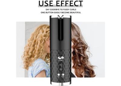 Chine Bigoudi de cheveux automatique rechargeable sans fil tournant automatique d'affichage à cristaux liquides de bigoudi de cheveux 360 à vendre