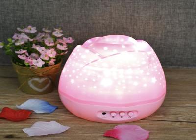 中国 3つのモードの電池式のバラのつぼみの月および星夜軽いプロジェクター 販売のため