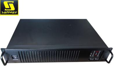 China 3U High 2 Channel Class D Digital Power Amplifier 500W For Conference Room for sale