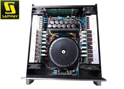 China 20KΩ / 10KΩ PA System Amplifier , 100dB S / N Ratio Indoor Class H Power Amplifier for sale