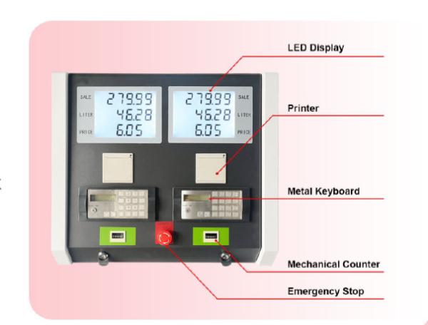 OEM Petrol Pump Fuel Dispenser 9L/Min To 90L/Min Oil Dispensing Station