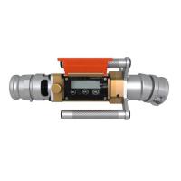 China Digital Unloading Fuel Flow Meter DN80 Ethanol Flow Meter Silver for sale