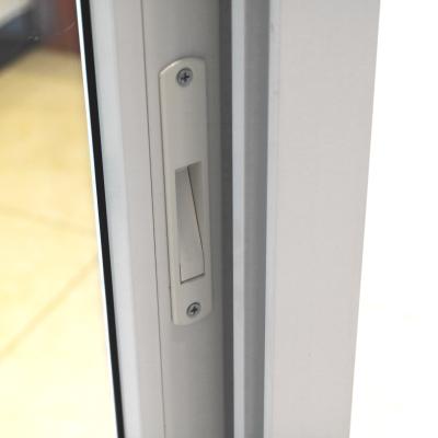 中国 NFRC ホワイト UPVC スライディング ウィンドウとドア ダブルグラス シェッシュ スタイル 販売のため