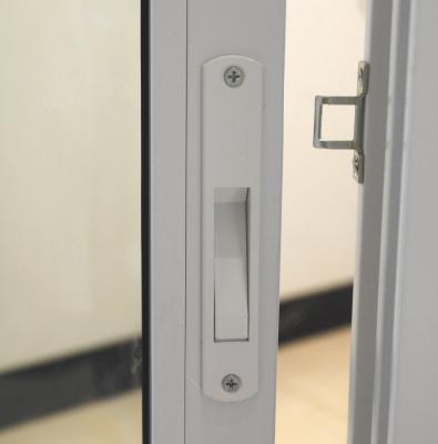 中国 NFRC ホワイト UPVC スライディング ウィンドウとドア ダブルグラス シェッシュ スタイル 販売のため