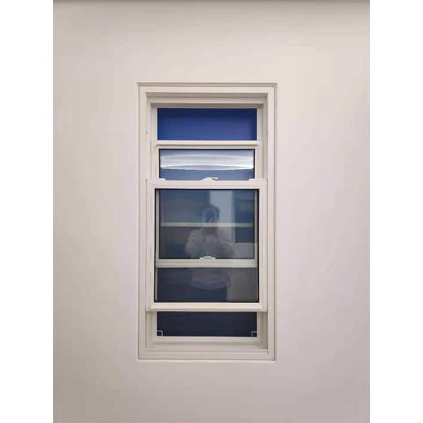 NFRC ダブル UPVC ダブル ハング 窓 105mm