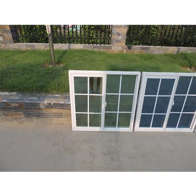 China High Quality Anhui Factory Cheap Price Grill Design PVC Sliding Window for sale