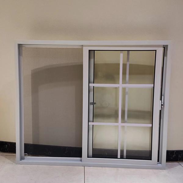 Premium UPVC ventanas corredizas de doble acristalamiento Fábrica directa 15+ años de experiencia Ventanas corredizas de PVC