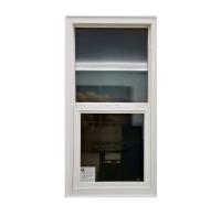 China White UPVC PVC Single Hung Window Lower Panels Slides Vertically for sale