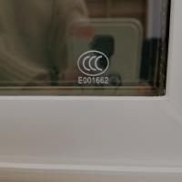 China Windproof White UPVC Single Hung Window With Grill And Mesh for sale