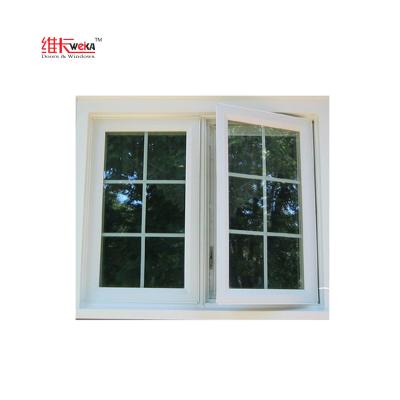 China Vinyl Casement Window Door Triple Glazed Swing Out Windows ISO9001 Certificated for sale