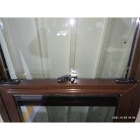 China Crescent Lock Top Fixed Sash Single Hung Windows UPVC Lower Panel Low-E Glass for sale