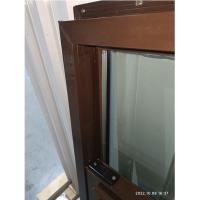 China Crescent Lock Top Fixed Sash Single Hung Windows UPVC Lower Panel Low-E Glass for sale