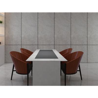China Indoor Fluted Slat Pvc Wall Board Cladding Texture Slat SPC Wall Panel for sale