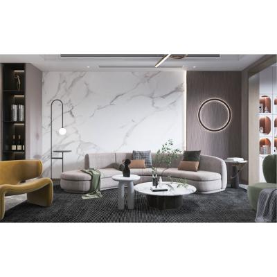 Cina Luxury Waterproof Bathroom Decorative SPC Wall Panels Sound Proof Interior SPC Marble Sheet in vendita