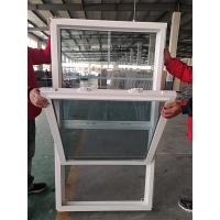 China Crescent Hardware UPVC Single Hung Window With Excellent Airproof Performance for sale