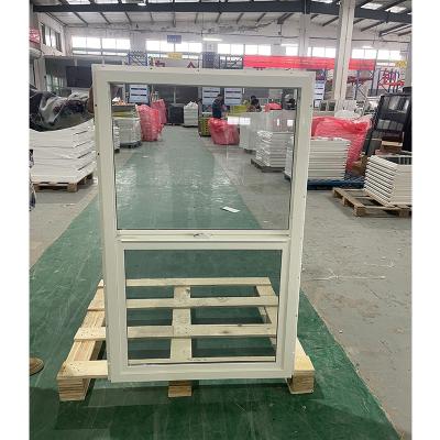 China 14 Years Production Experience UPVC Single Hung Window And Vertical Sliding With Tilt for sale