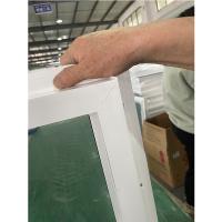 China Vertical Sliding PVC Single Hung Grid Windows Classic For Added Security for sale