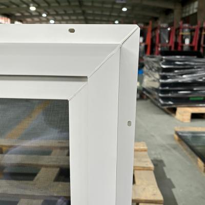 China Mosquito-Proof UPVC Sliding Window with Mesh for Tropical Climates Custom 30x30 UPVC Sliding Window for Compact Kitchen Ventilation for sale